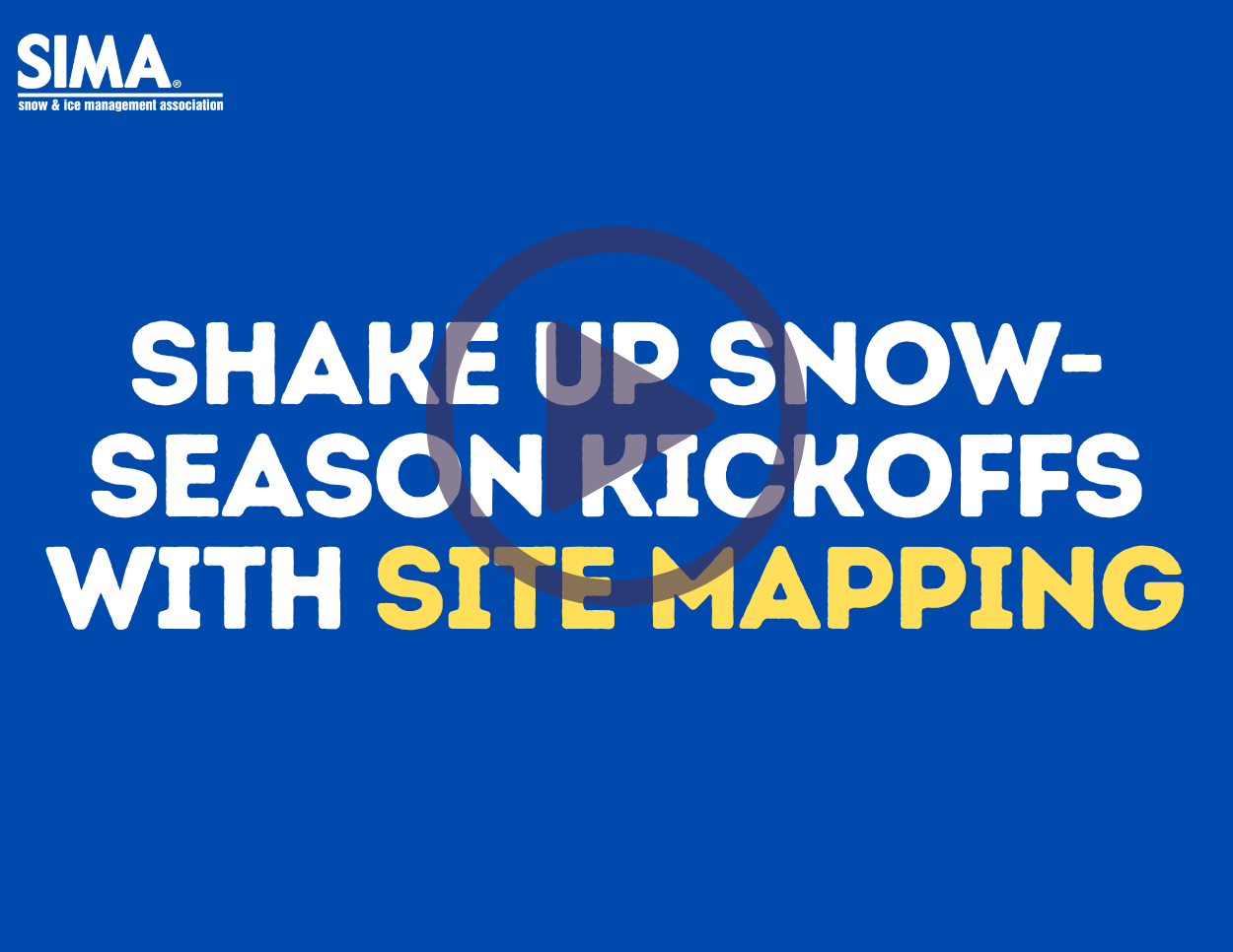 Video: Site mapping for better snow ops